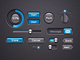 Deep Blue UI by Kyle Adams on Dribbble