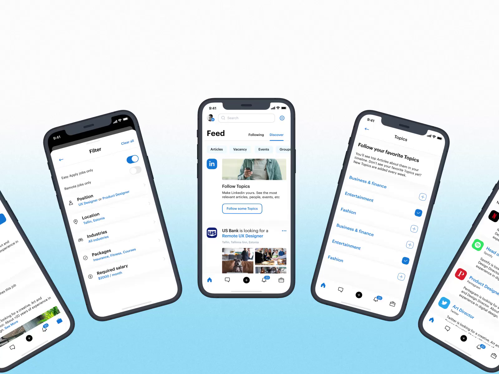 New LinkedIn Animated Screens by Hexagon Agency on Dribbble