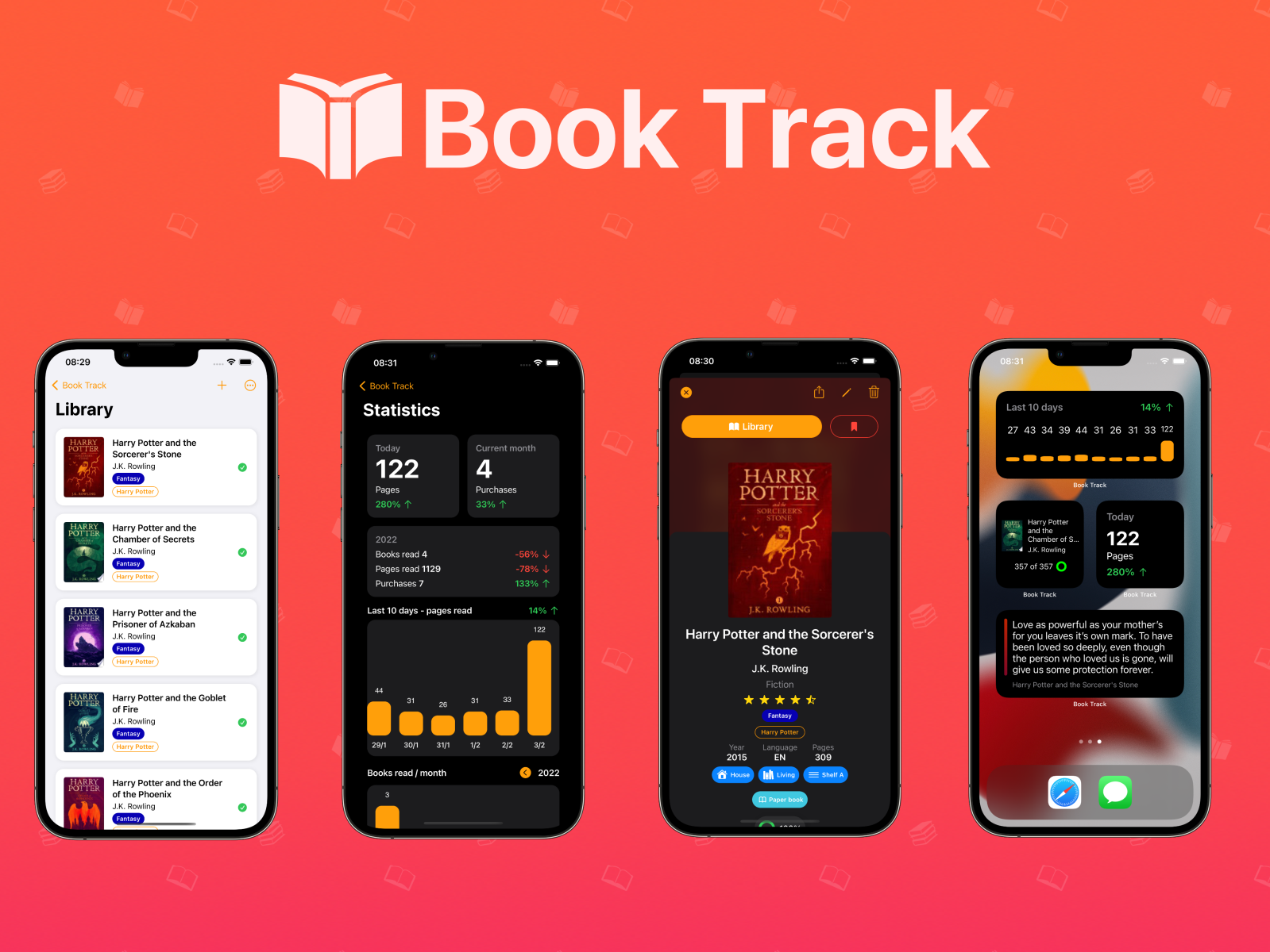 Book Tracker 2 by Simone. Montalto on Dribbble