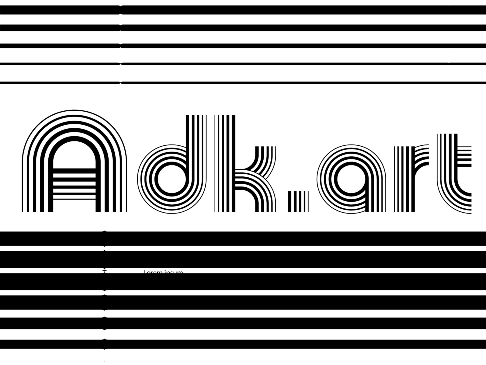 Personal logo (long version) by Artem Dowgaluk-Kowalski on Dribbble