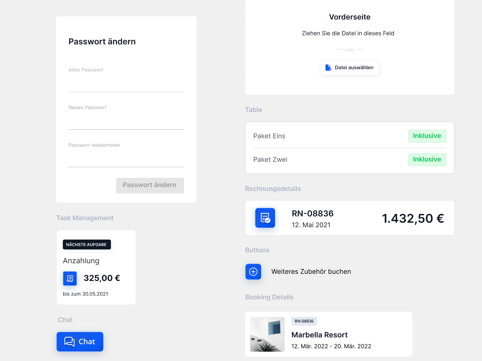 User Account - UI Design 🔮 by Nadia Wiegand on Dribbble