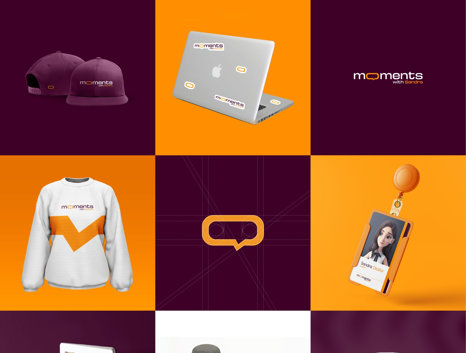 Moments with Sandra Brand Identity by AV Studios on Dribbble
