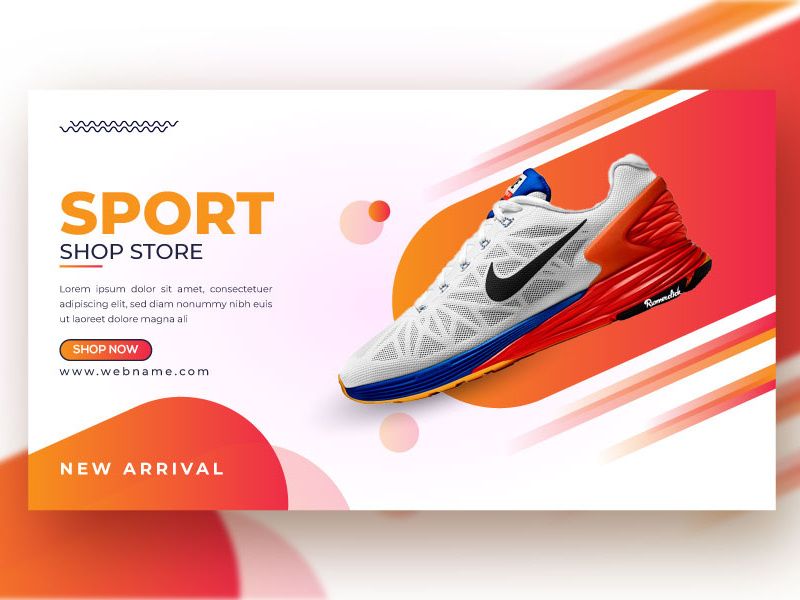 Shoe Banner Design by Mriajul838 on Dribbble