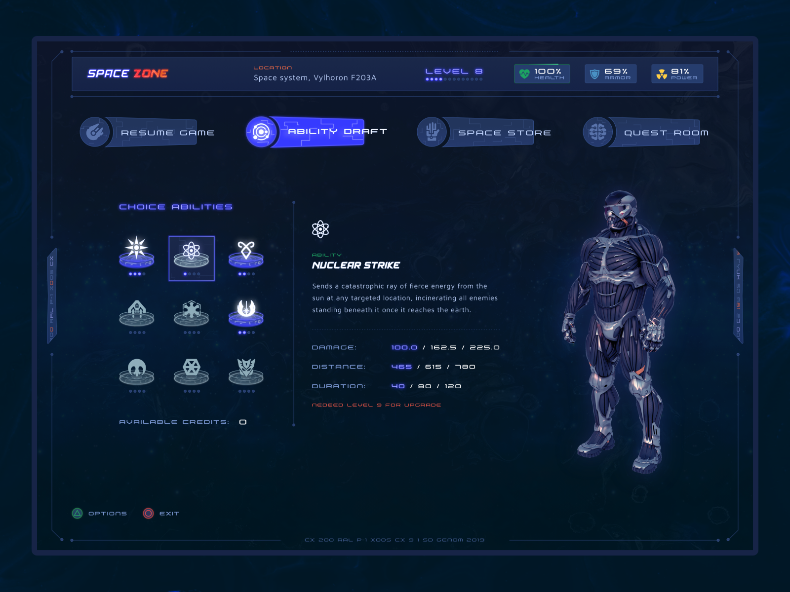 Game Interface by Gavrilita Stas on Dribbble