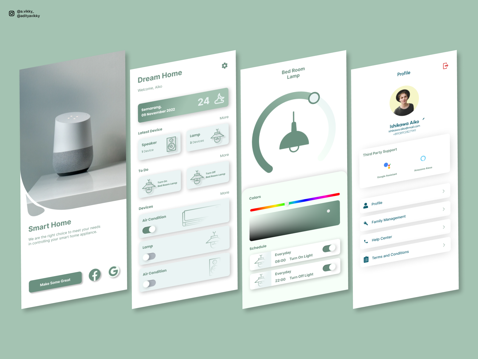 Dream Home IOT Mobile Application by Aditya Vikky Tarigan on Dribbble