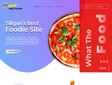 Food Website Design || UI/UX Design by Sonu Sharma on Dribbble