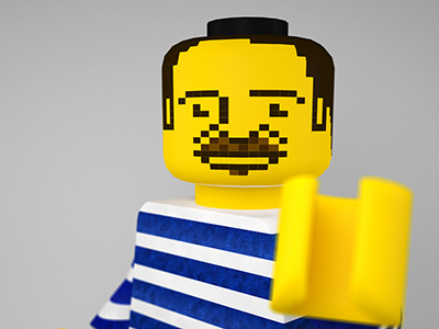 LEGO selfie by Viktor Karvai on Dribbble