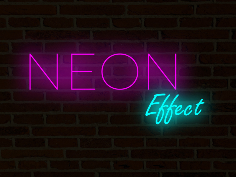 NEON Effect by ezGYD on Dribbble