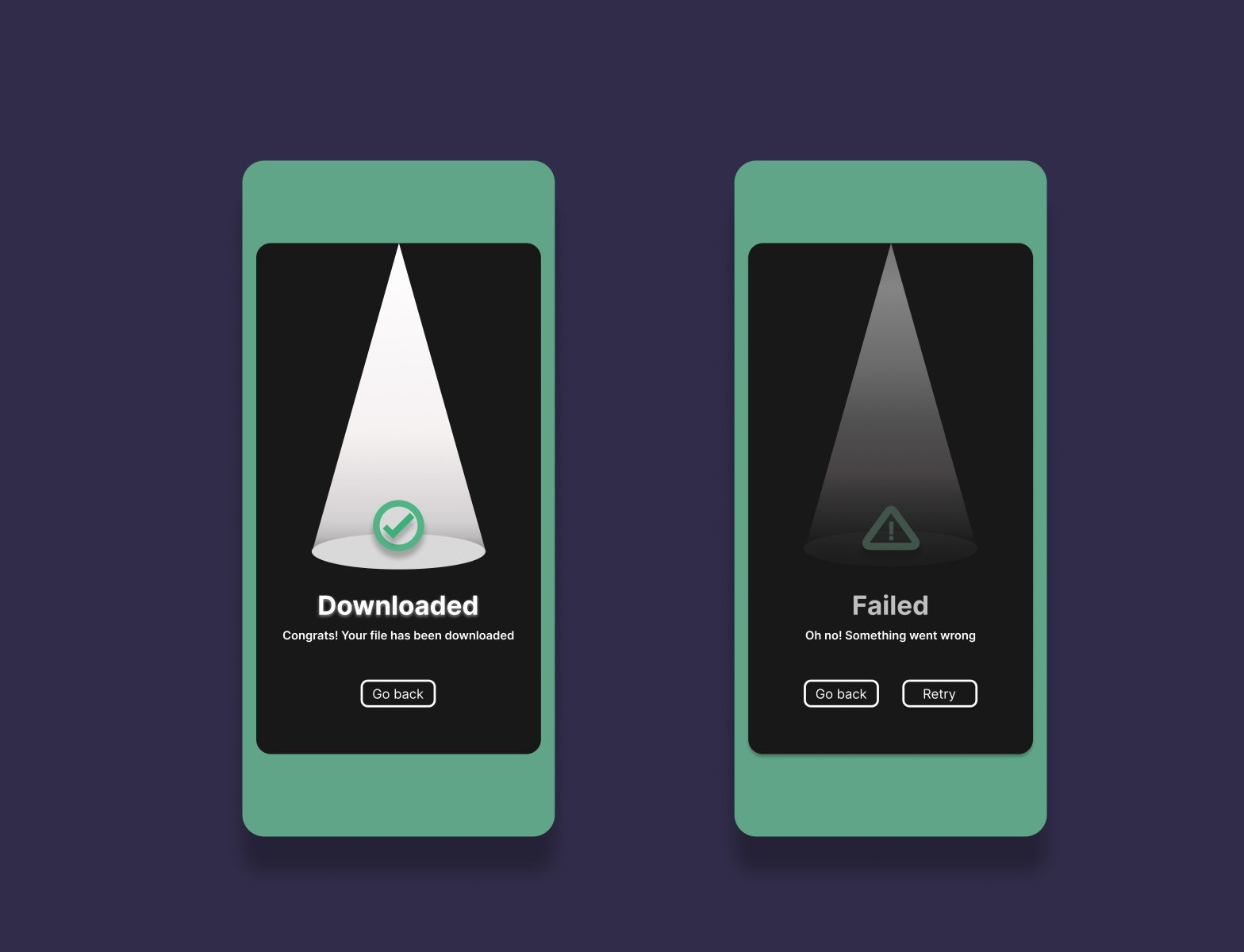 Flash screen messages by Kshitiz on Dribbble