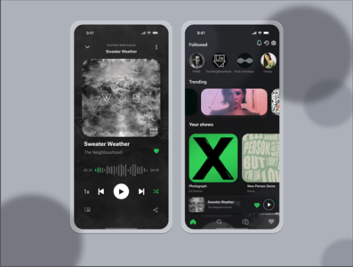 Re_Design Spotify App by Mobina Bahadori on Dribbble