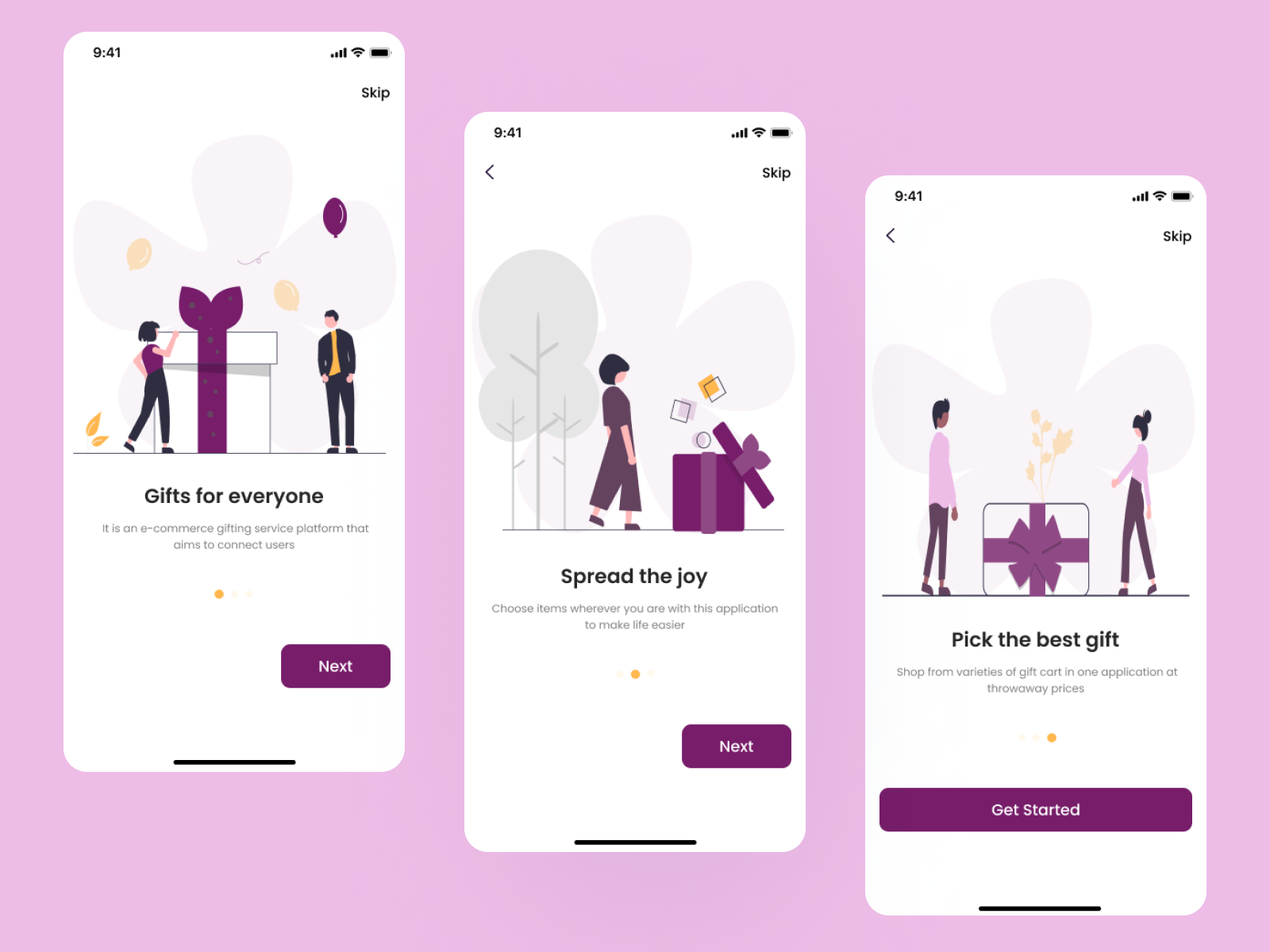 Gift Shop App by Shimaa N. Abu Al-qumboz on Dribbble