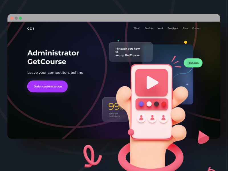 Free Template for course students by Juli Star ⚡ on Dribbble