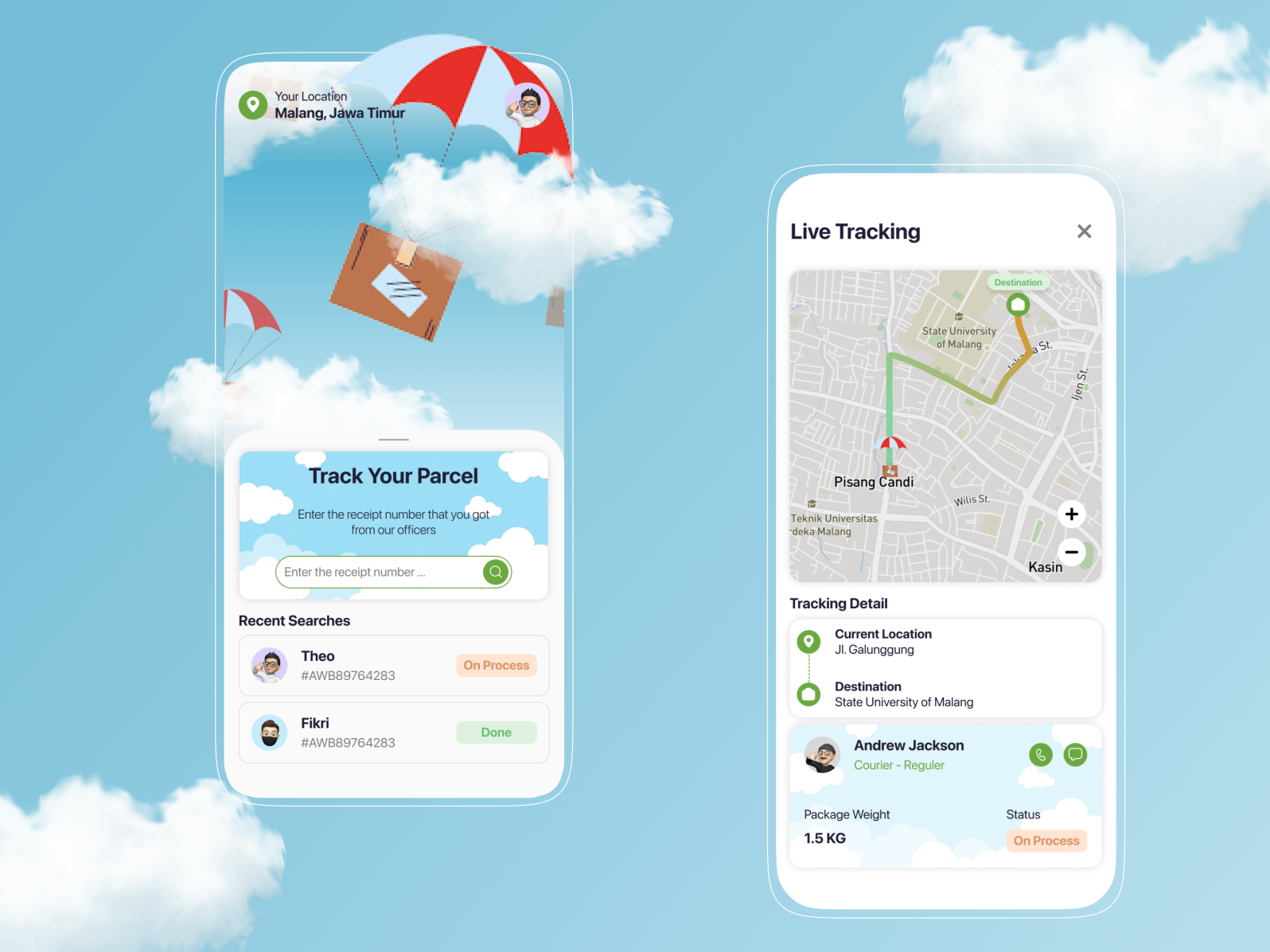 CloudExpress - Delivery Package Platform by Fikri Maulana on Dribbble