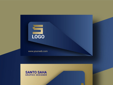 Business Card Design by Santo Saha on Dribbble