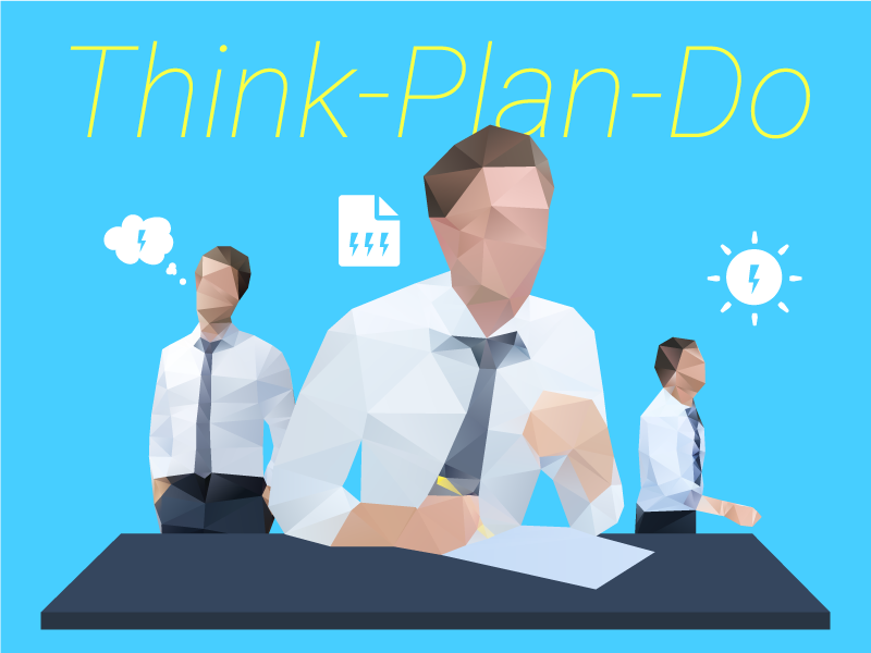 Think-Plan-Do by Alexander Kirillov on Dribbble