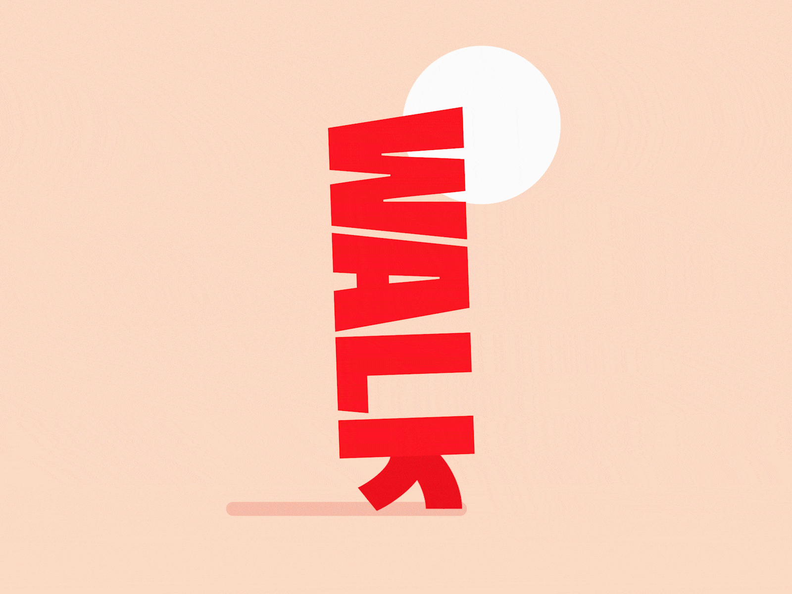 Walk - Motion Graphics by Sehban Ali Akbar on Dribbble