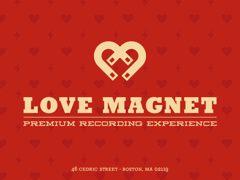 Love Magnet Recording Studio by TJ Freda on Dribbble