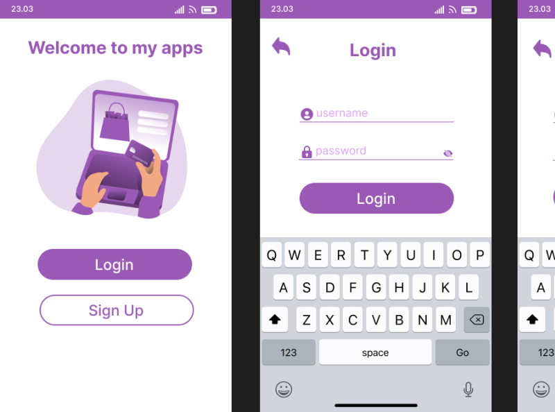 UI Design Login and Register Page by Wira Sukma Saputra on Dribbble