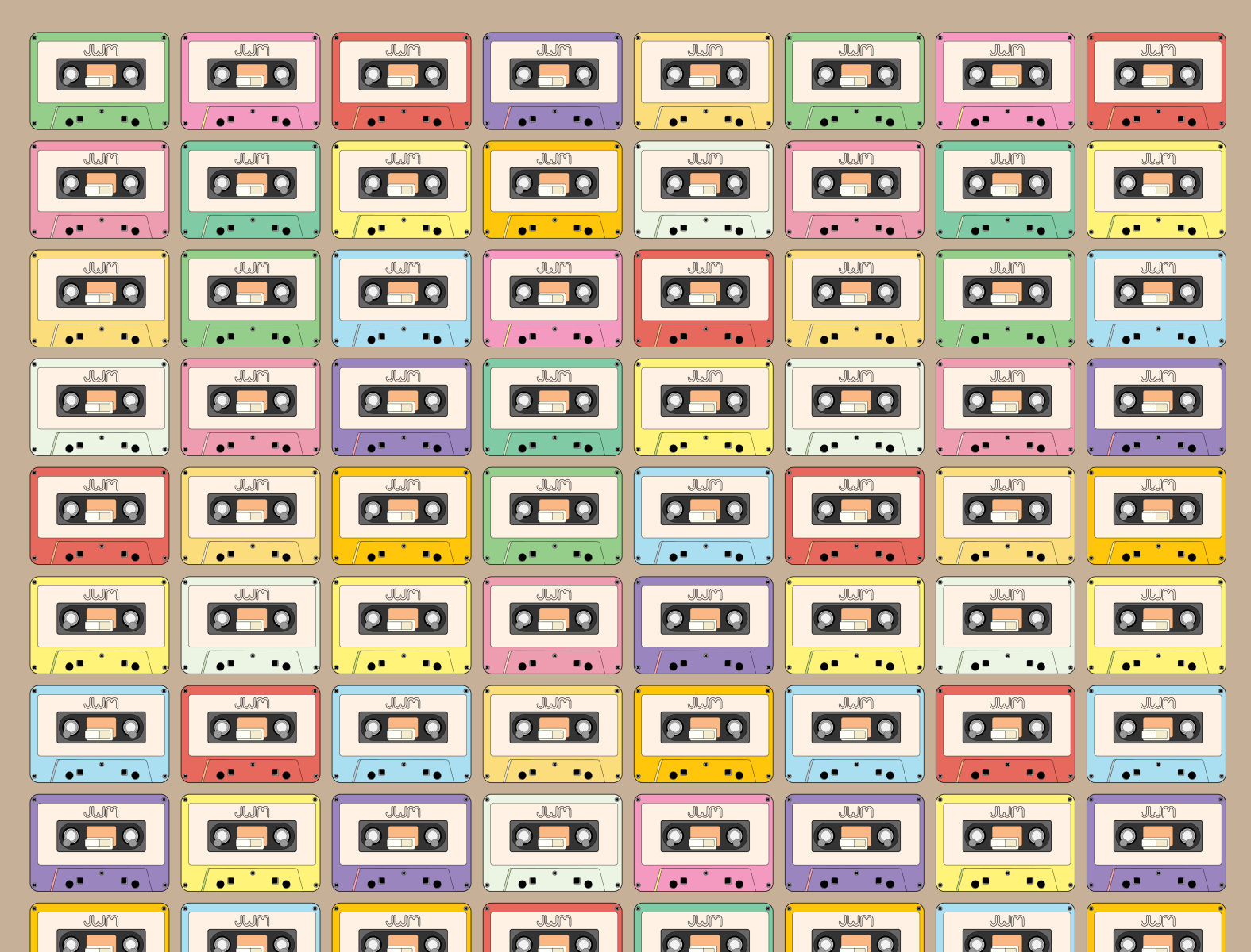 RETRO TAPES by Jelly Wobble Media on Dribbble