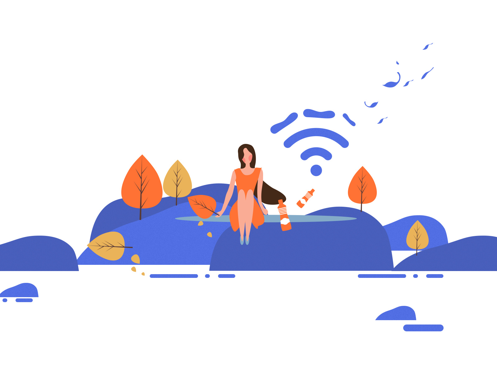 No network by JANE ZHANG on Dribbble