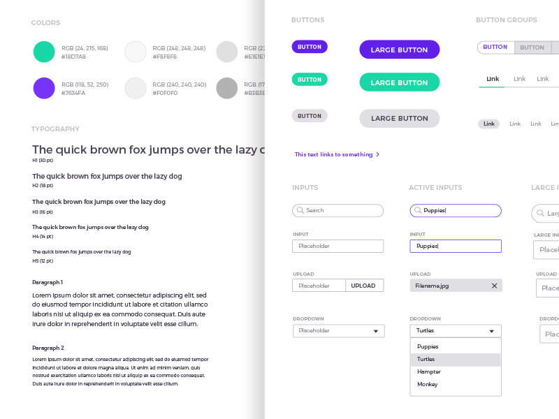 Sweep - Design System by Joel Van Wert on Dribbble
