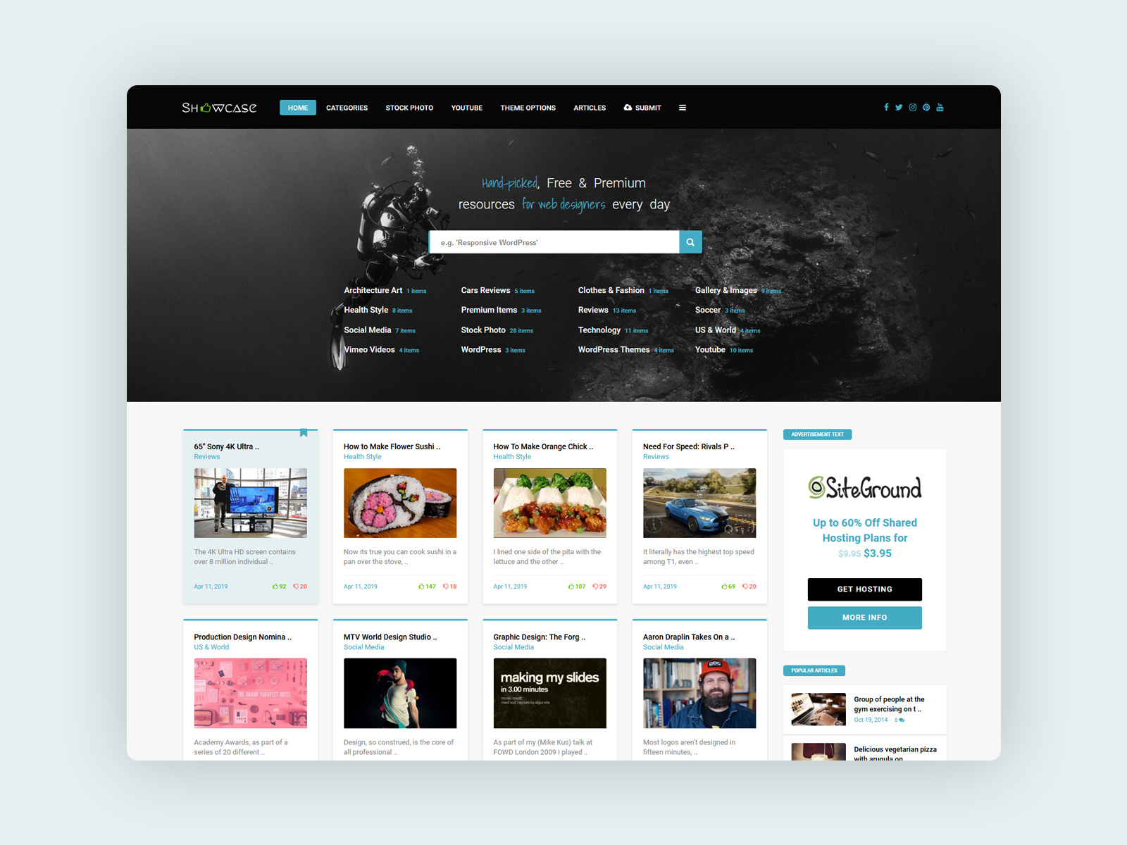 Showcase WordPress Theme by AnThemes on Dribbble