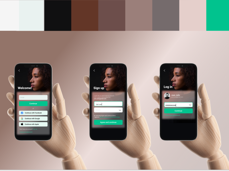 Sign Up Flow by Nadda on Dribbble