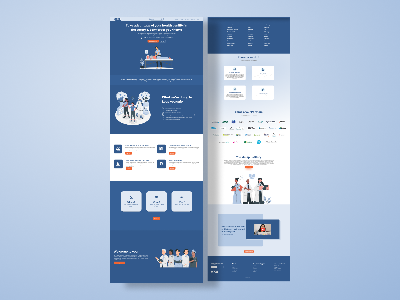 Mediplus Website Design by Apptix.io on Dribbble