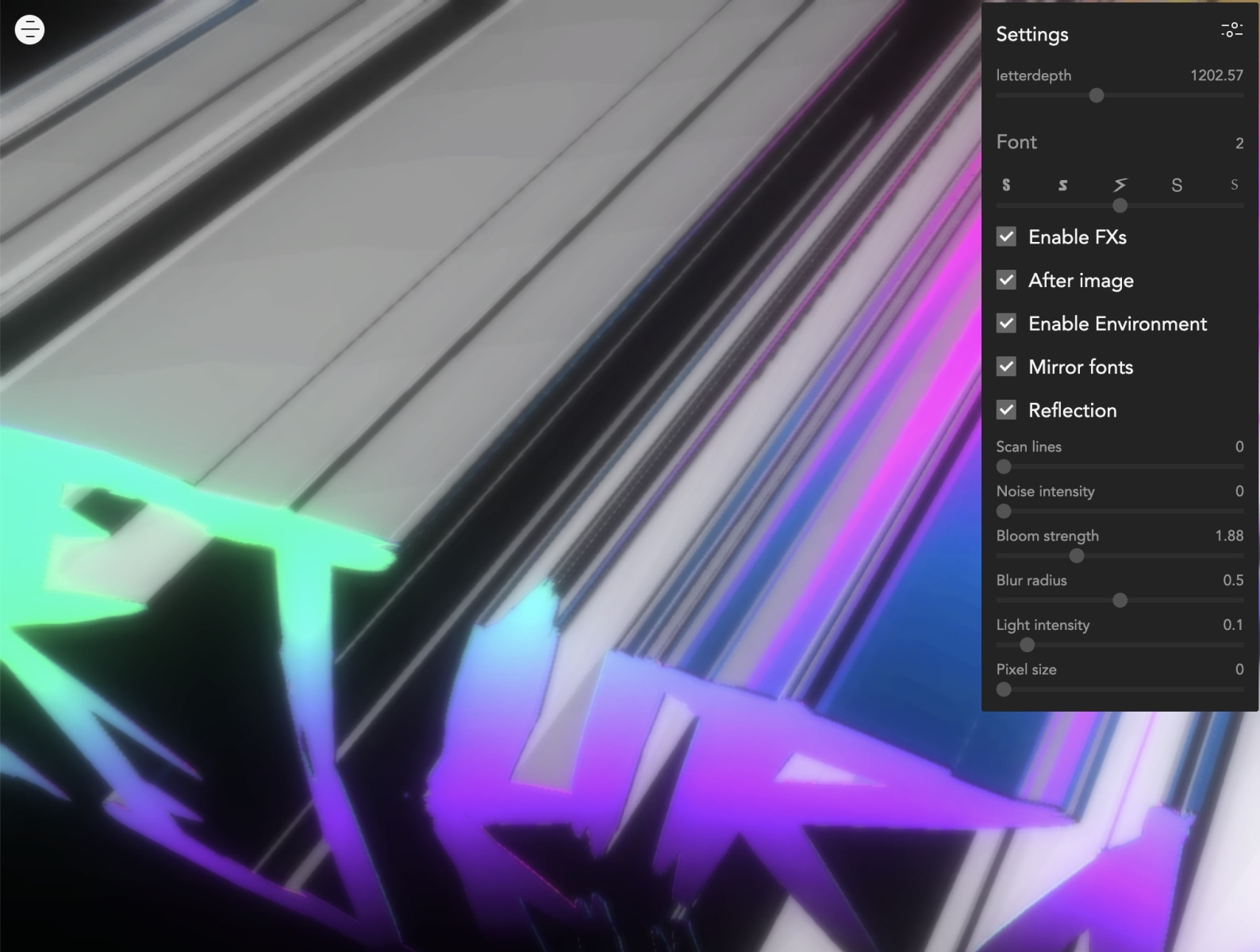3D Type Editor by Niels Christian Konrad Nielsen on Dribbble