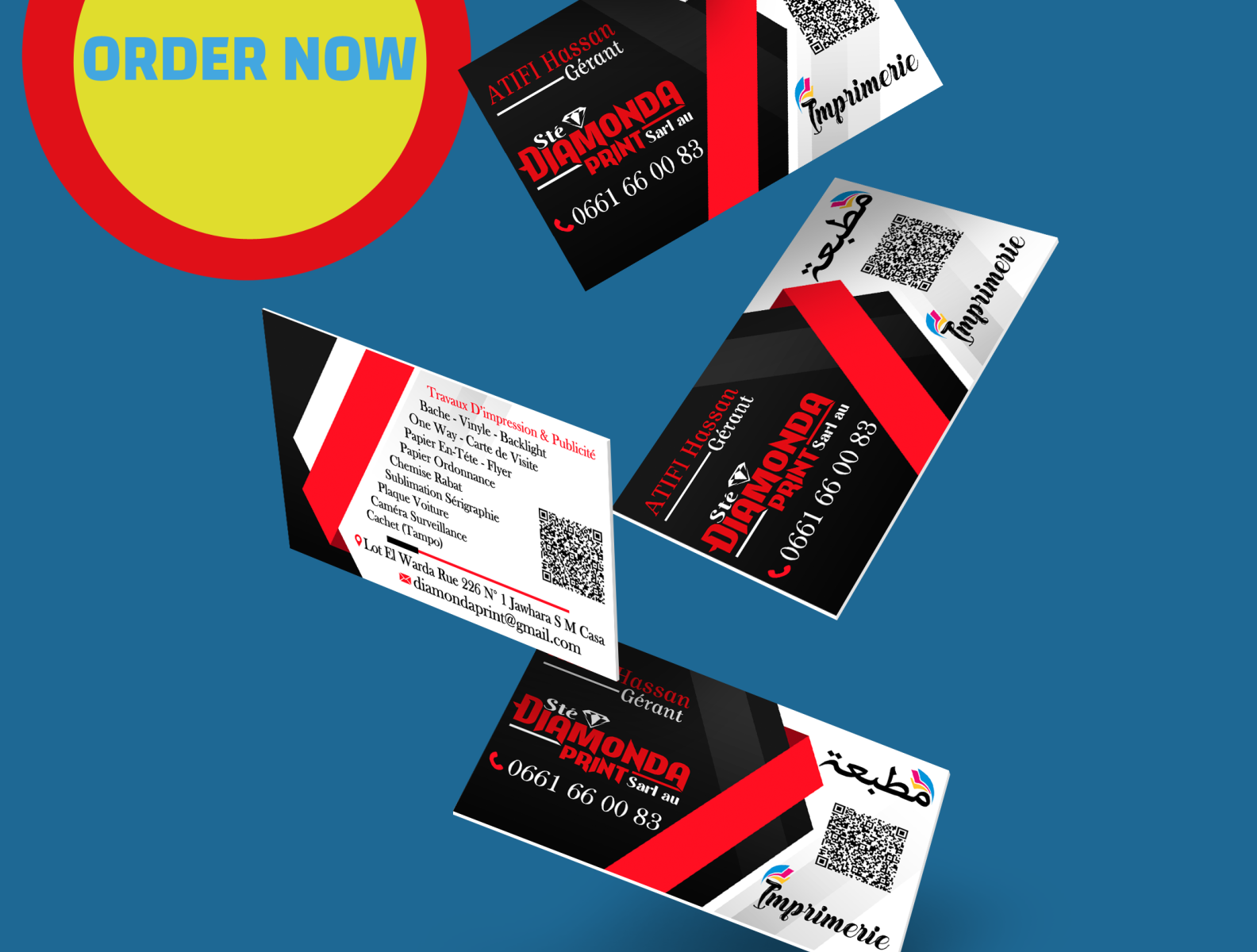 visiting card for pro by Othman Marouch on Dribbble