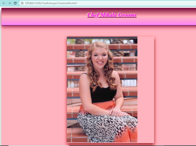 Character Bio Page by Daniel Barnaby on Dribbble