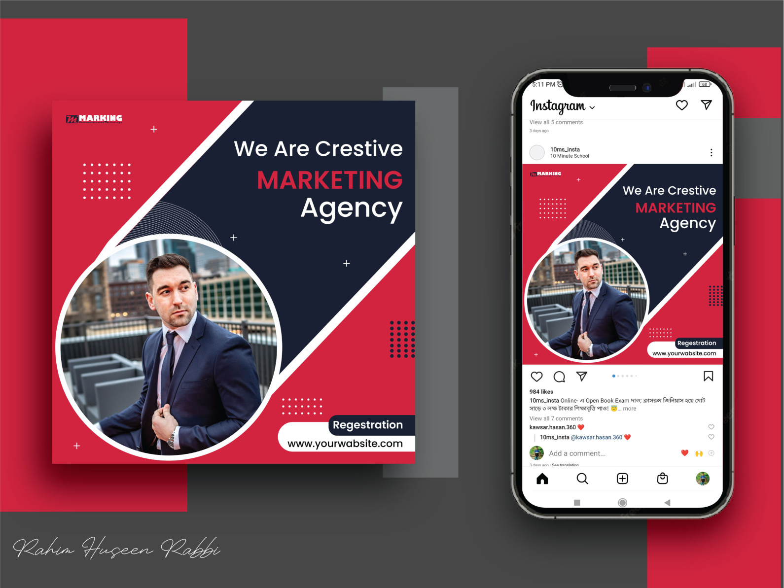 Corporate Social Media Post Design by Rahim Huseen Rabbi on Dribbble