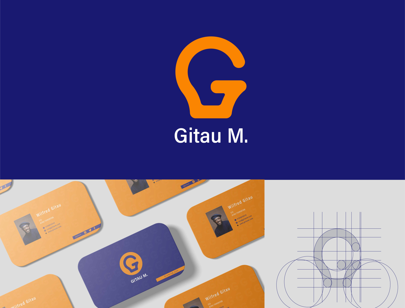 Gitau M. A mentorship and personal growth venture logo icon. by Simon ...