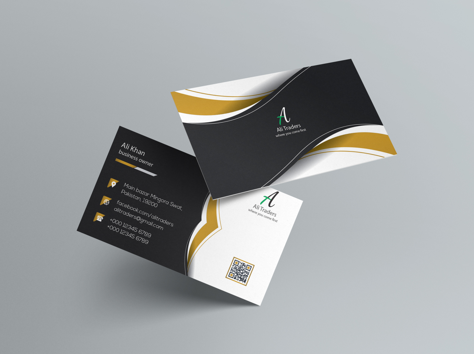 Business card by Noor on Dribbble