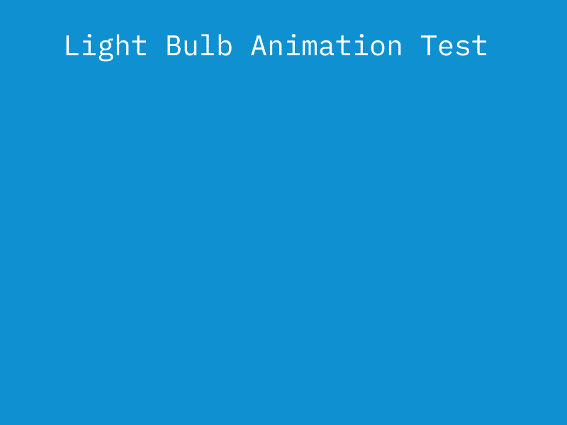 Light Bulb Animation Test by Chris Tegethoff on Dribbble