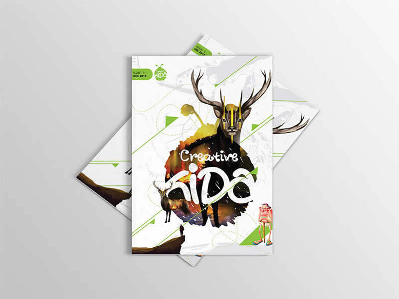 Art Magazine Cover Design by Pradip Savaliya on Dribbble
