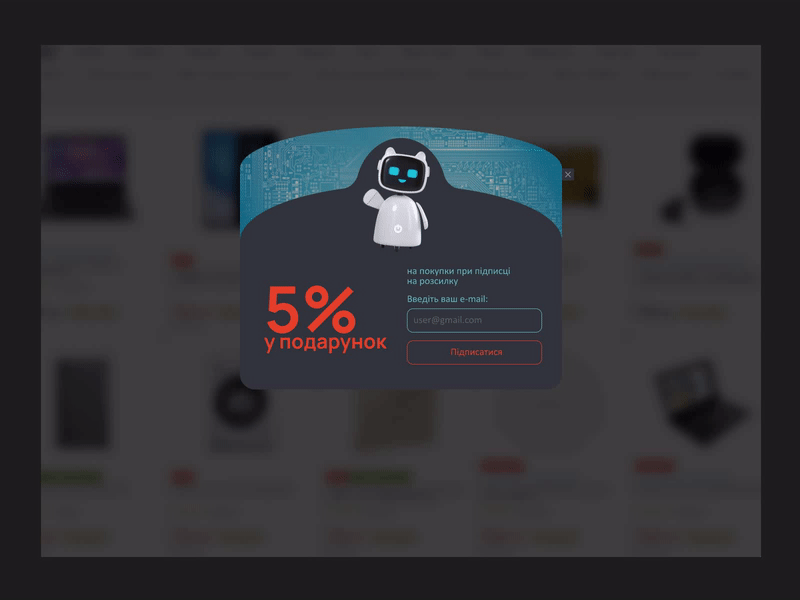 Modal Window For An Electronics Store By Anastasia Haidukova On Dribbble 