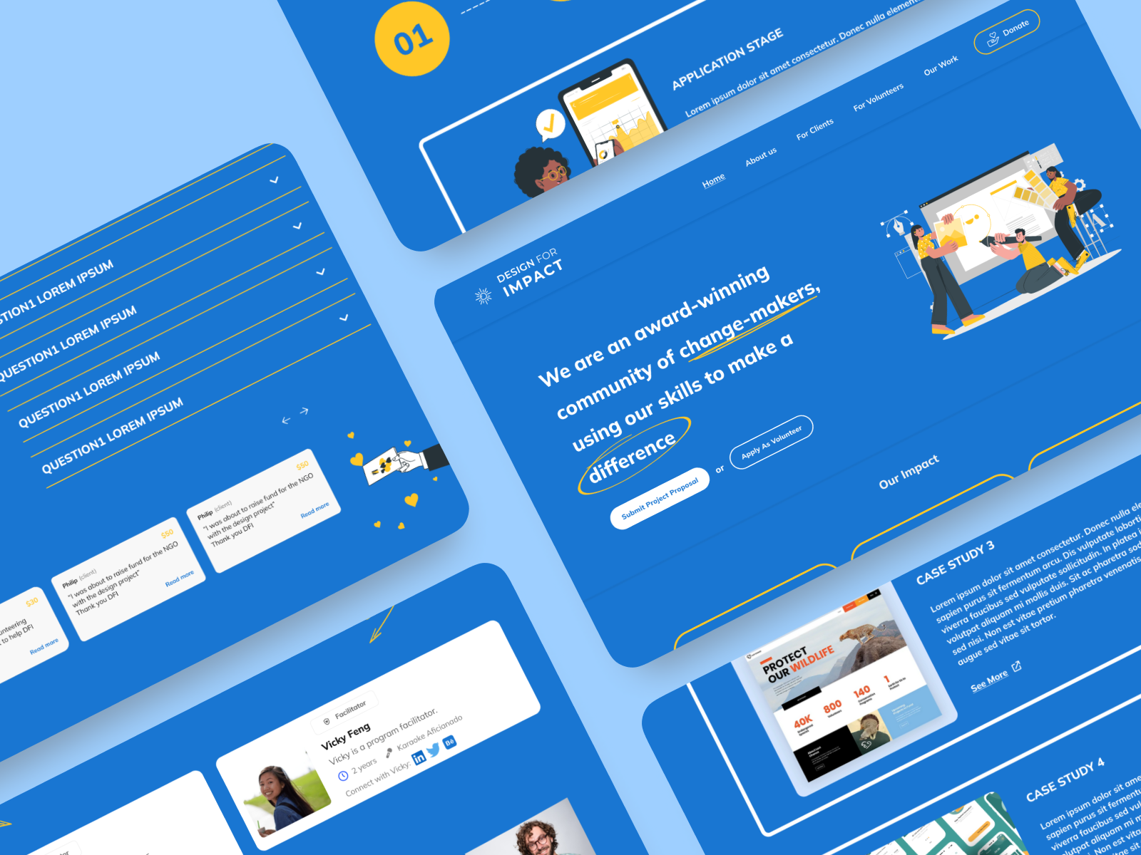 Website Design For Dfi By Nivedita On Dribbble