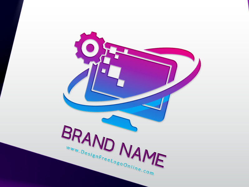 Dribbble - Computers-Repair-Shop-Logo.jpg by Logo Makers