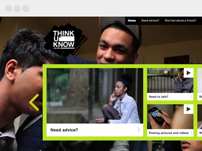 Thinkuknow by Contra on Dribbble