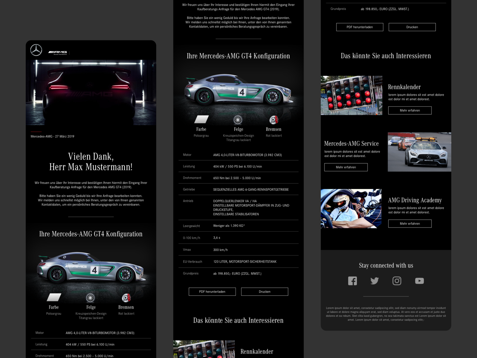 AMG - Experience Enhancements by Alexander Neusinger on Dribbble