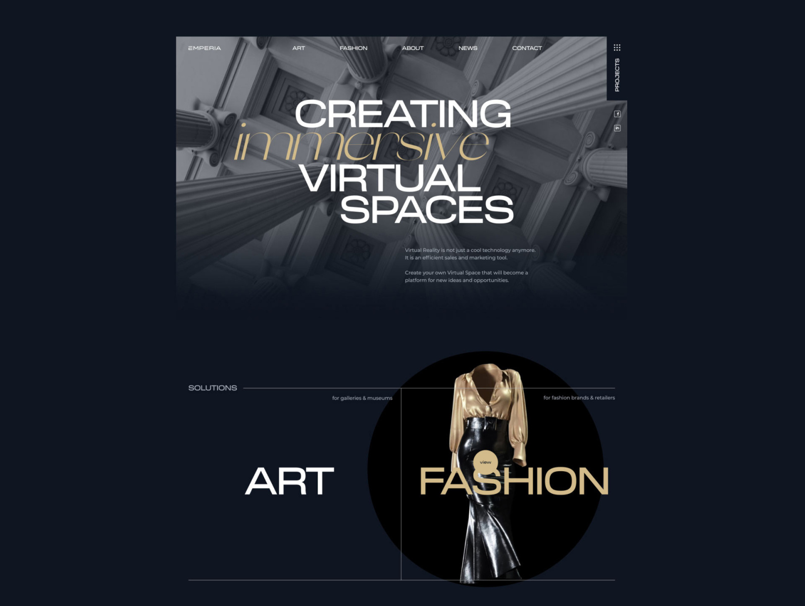 Emperia VR fragments 6 by Artem Markovsky on Dribbble