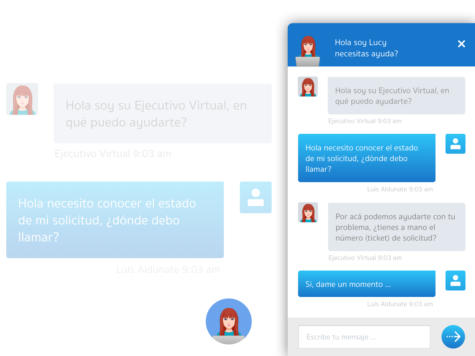 Webchat designs, themes, templates and downloadable graphic elements on ...