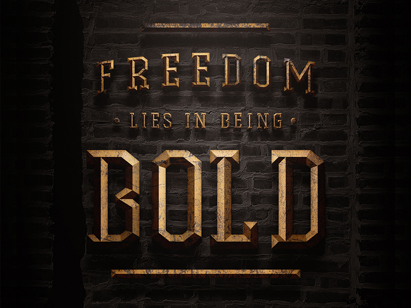 Freedom Type by Andrew Footit on Dribbble