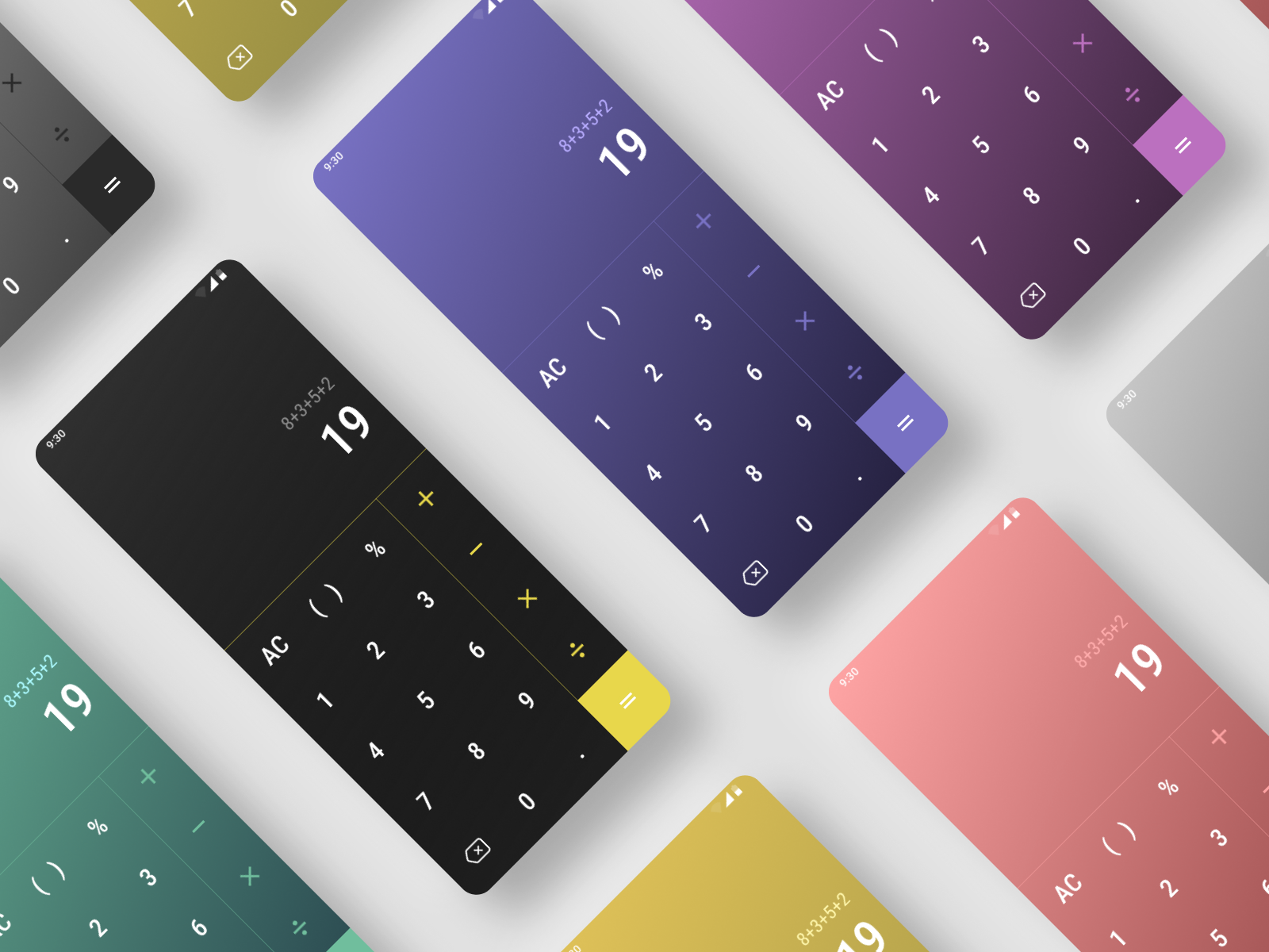 Dayli ui 004 - Calculator by Mohammadreza Lotfi on Dribbble