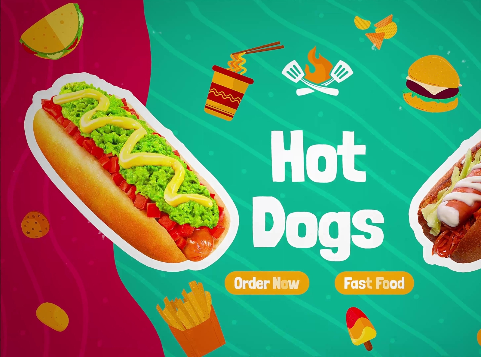 Food Menu Promo Video by Shiba on Dribbble