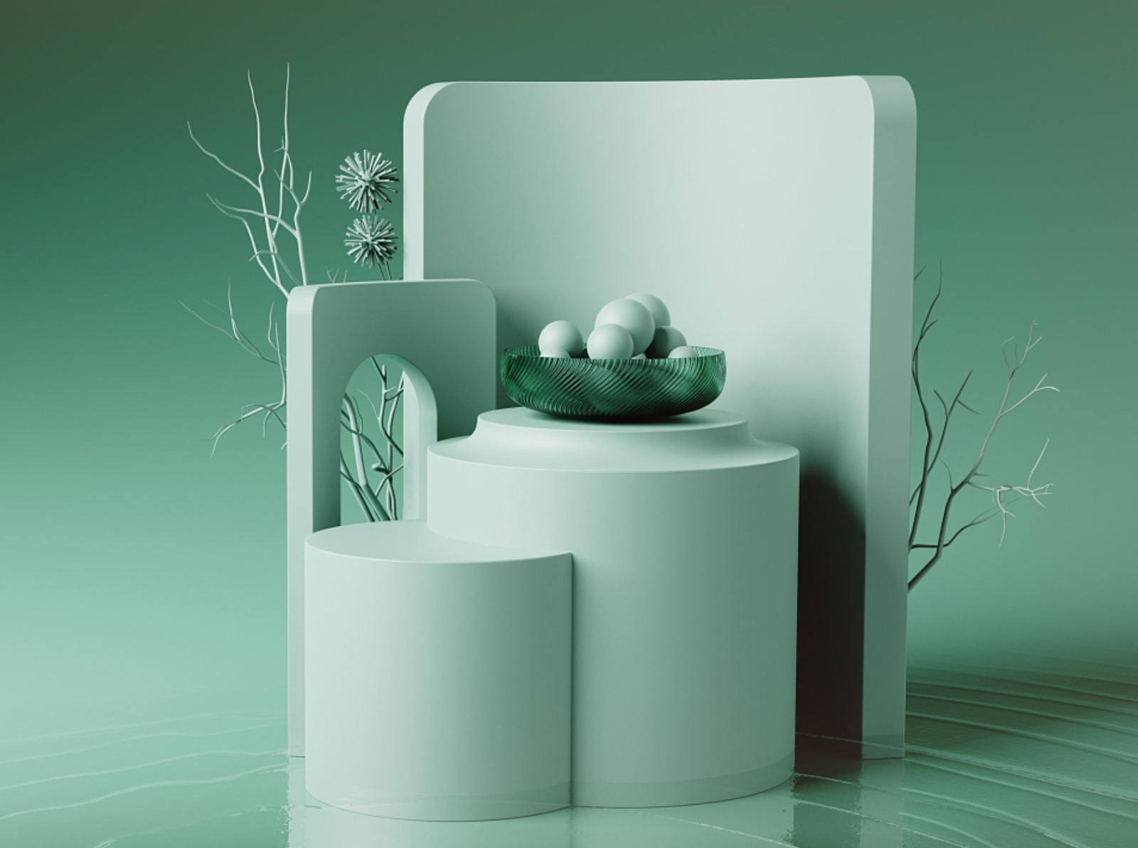 3D scene modeling by Best Design Maker on Dribbble