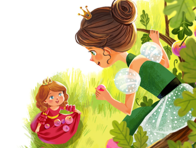 2D fairy tale illustration by Best Design Maker on Dribbble