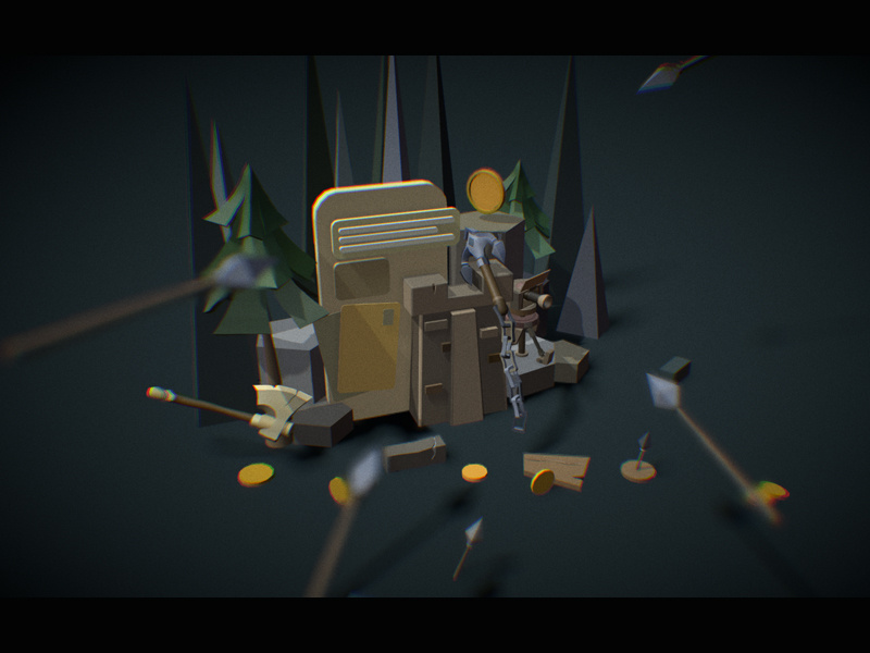 Mobile game scene by Alla Avramenko (Leslava) on Dribbble