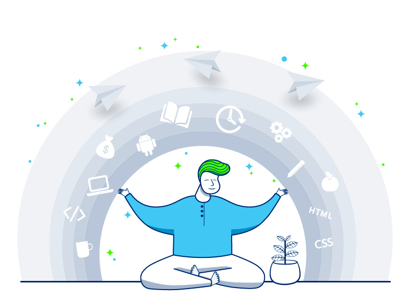 All In One by Azadeh on Dribbble